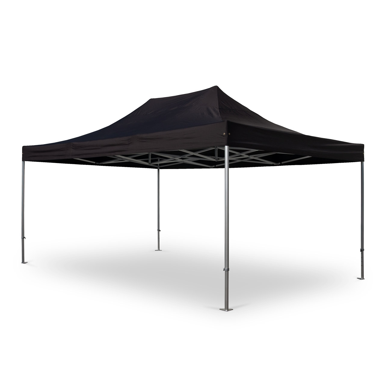 Duratent Faltpavillon, Hexa50, 4x6m, schwarz | Qualität Heavy-Duty ...